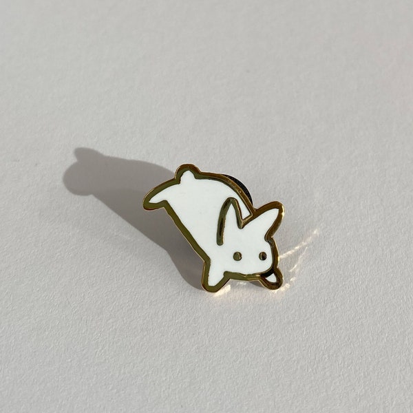 Bunny Enamel Pin - Etsy