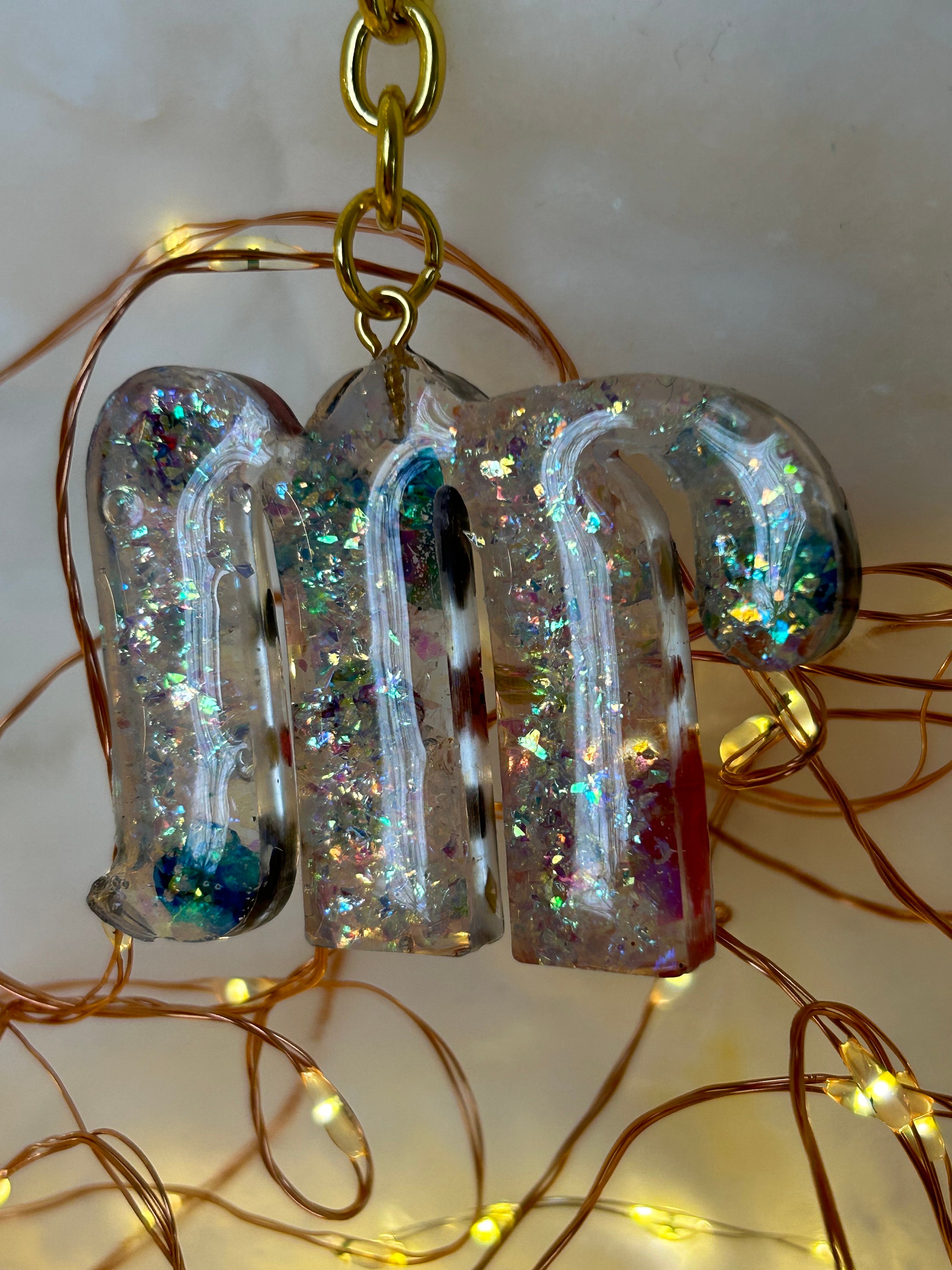 Alphabet Key Ring - Etsy