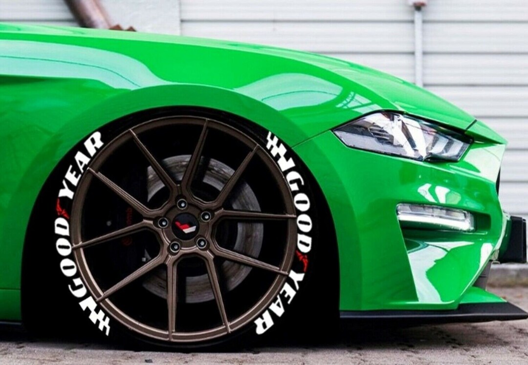 Flag Goodyear Permanent Tire Lettering Rubber Stickers 1 - Etsy