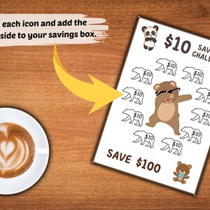 Kids Savings Challenge: Fun Money Tracker Printable (A4, A5, A6) - Etsy