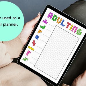 ADULTING Tracker | Bullet Journal Template | Printable Habit and Task ...