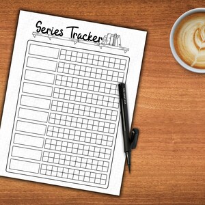 Book Series Tracker: Printable Reading Journal Page (digital Download ...