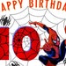 Spiderman Happy Birthday 11 / PNG - Etsy