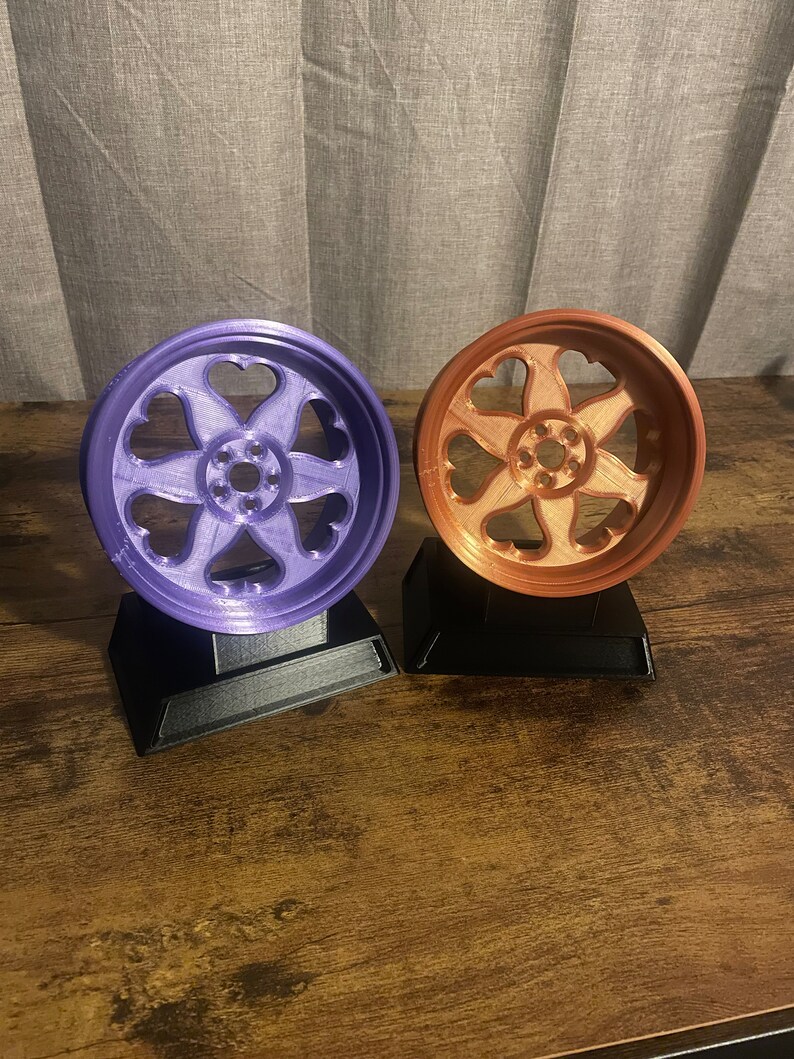 3D Printed Car Wheel Display - Etsy