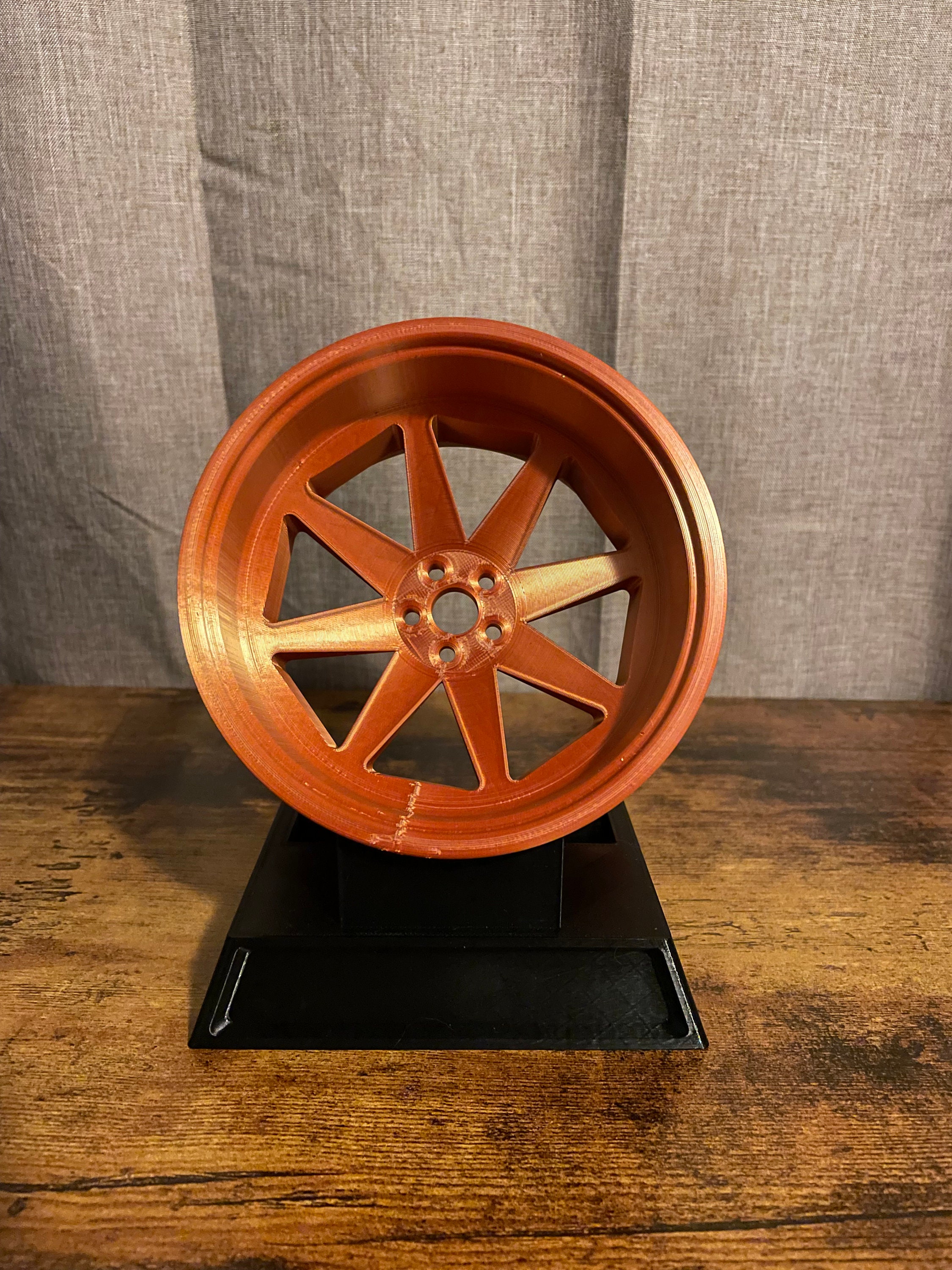 3D Printed Car Wheel Display - Etsy