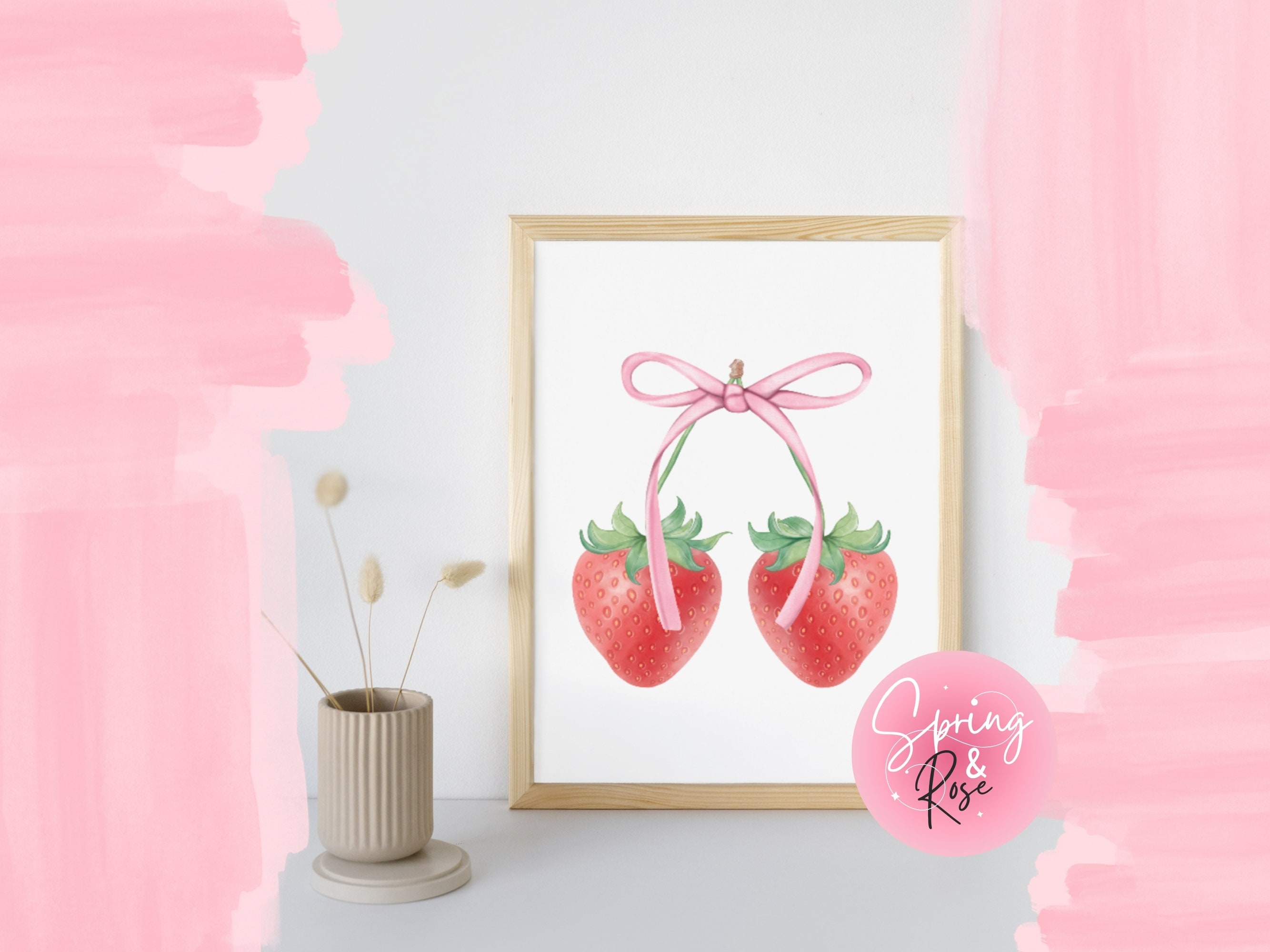 Coquette Strawberry Pink Bow Png Clipart Bundle Coquette Aesthetic ...
