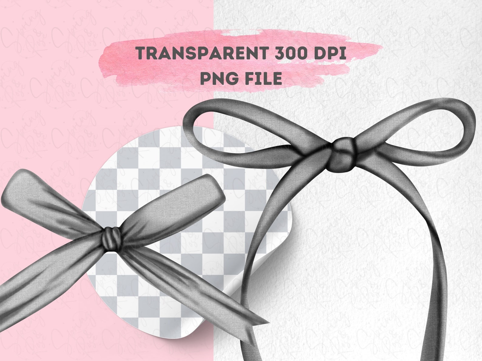 Black Denim Coquette Bows Png Clipart Bundle Dark Coquette Aesthetic ...