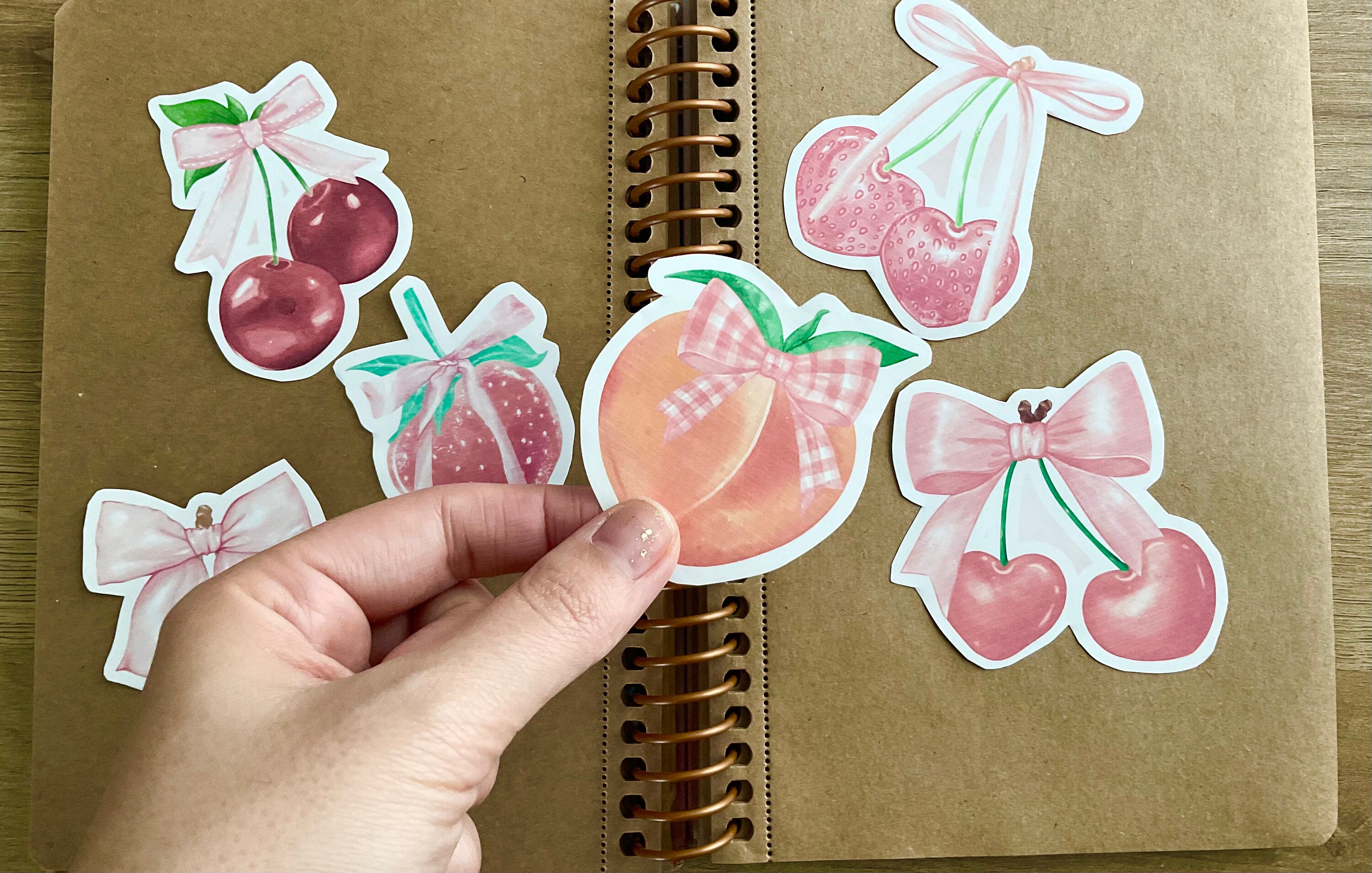 Printable Coquette Bow Sticker Sheet Pink Journal Stickers Coquette ...