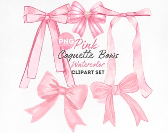 Blue Coquette Bows PNG Clipart Set Coquette Bow Digital Download ...