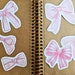 Printable Coquette Bow Sticker Sheet Pink Journal Stickers Cute ...