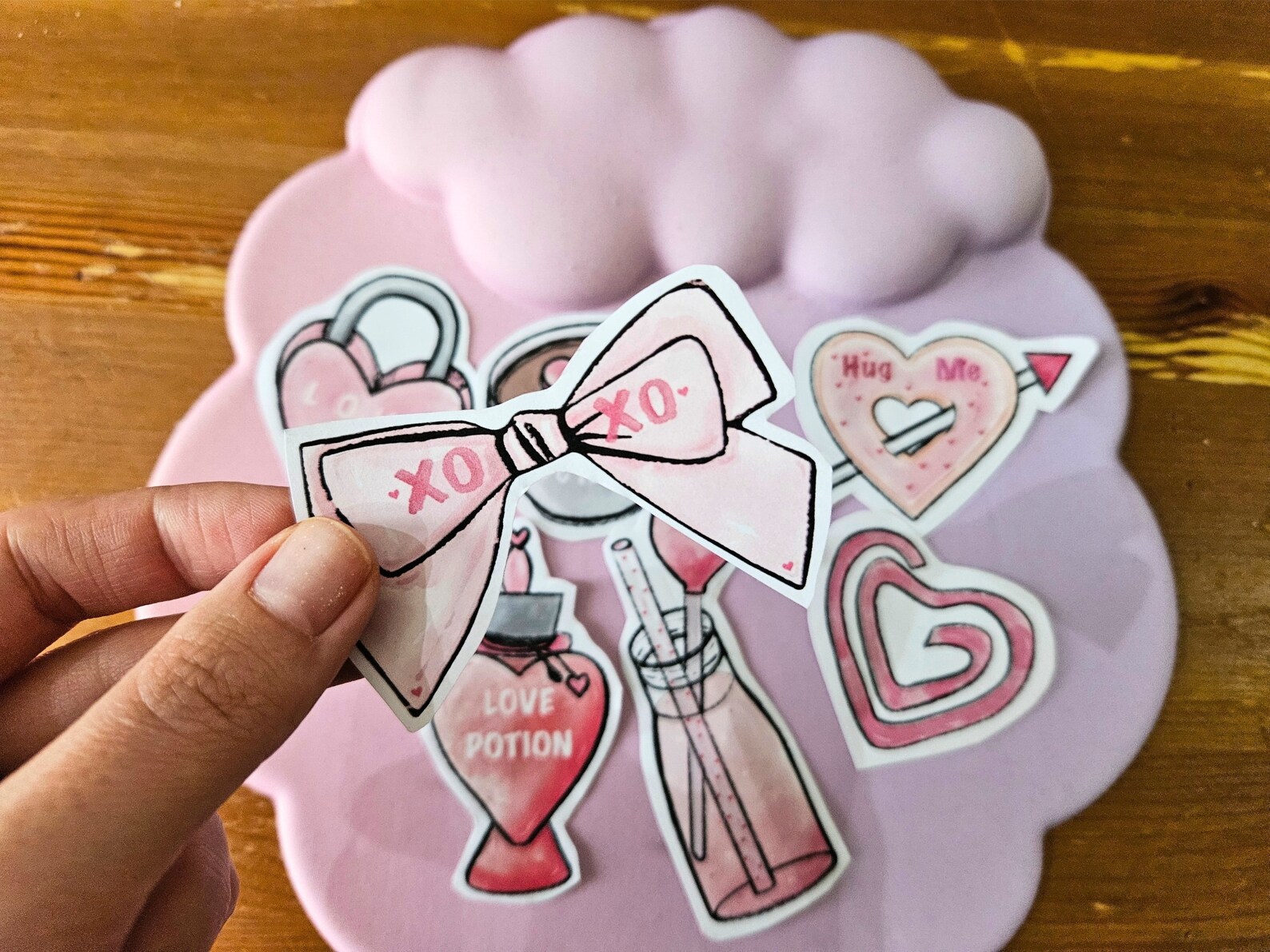 Printable Love Story Sticker Sheet, Valentine's Day Sticker Sheet ...