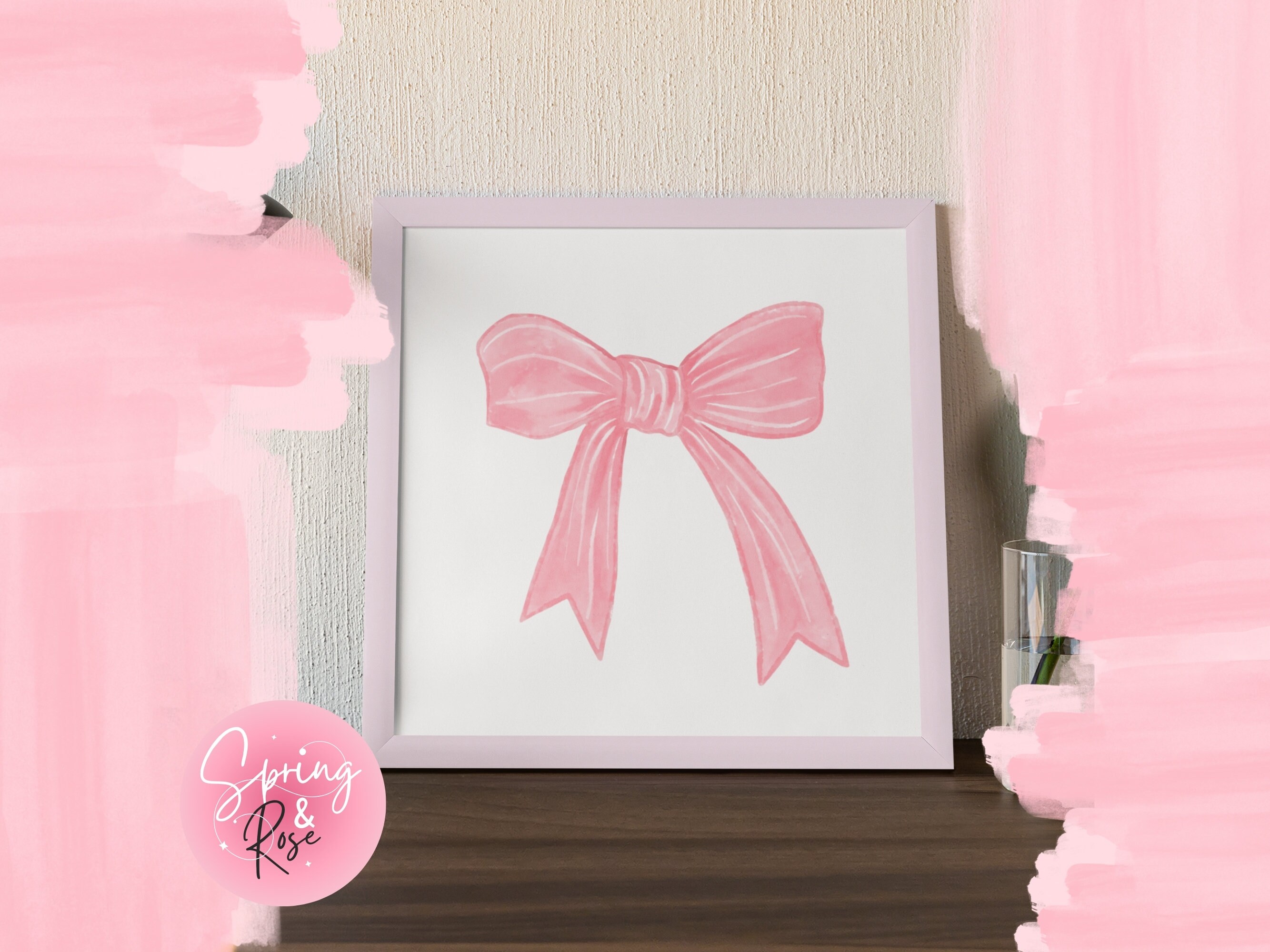 Pink Coquette Bows PNG Clipart Set Coquette Bow Digital Download ...
