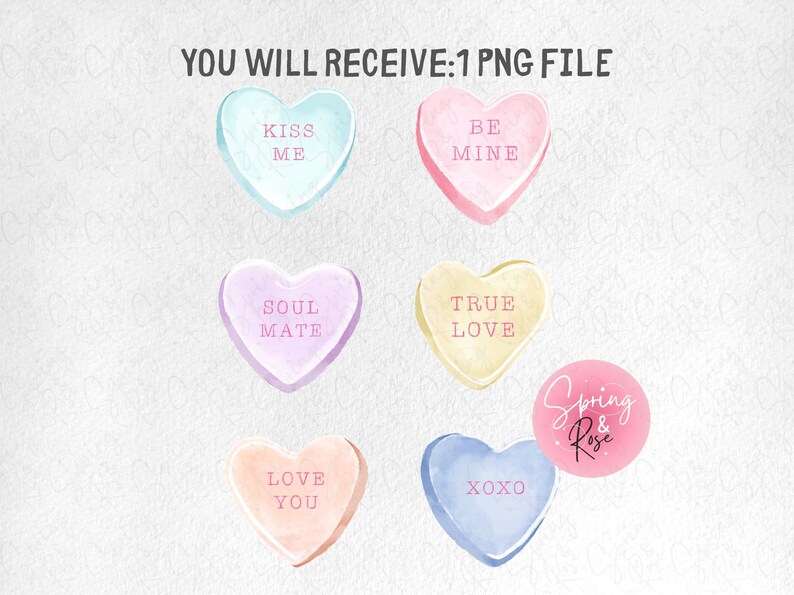 Valentines Candy Hearts PNG Clipart, Valentines Conversation Candy ...
