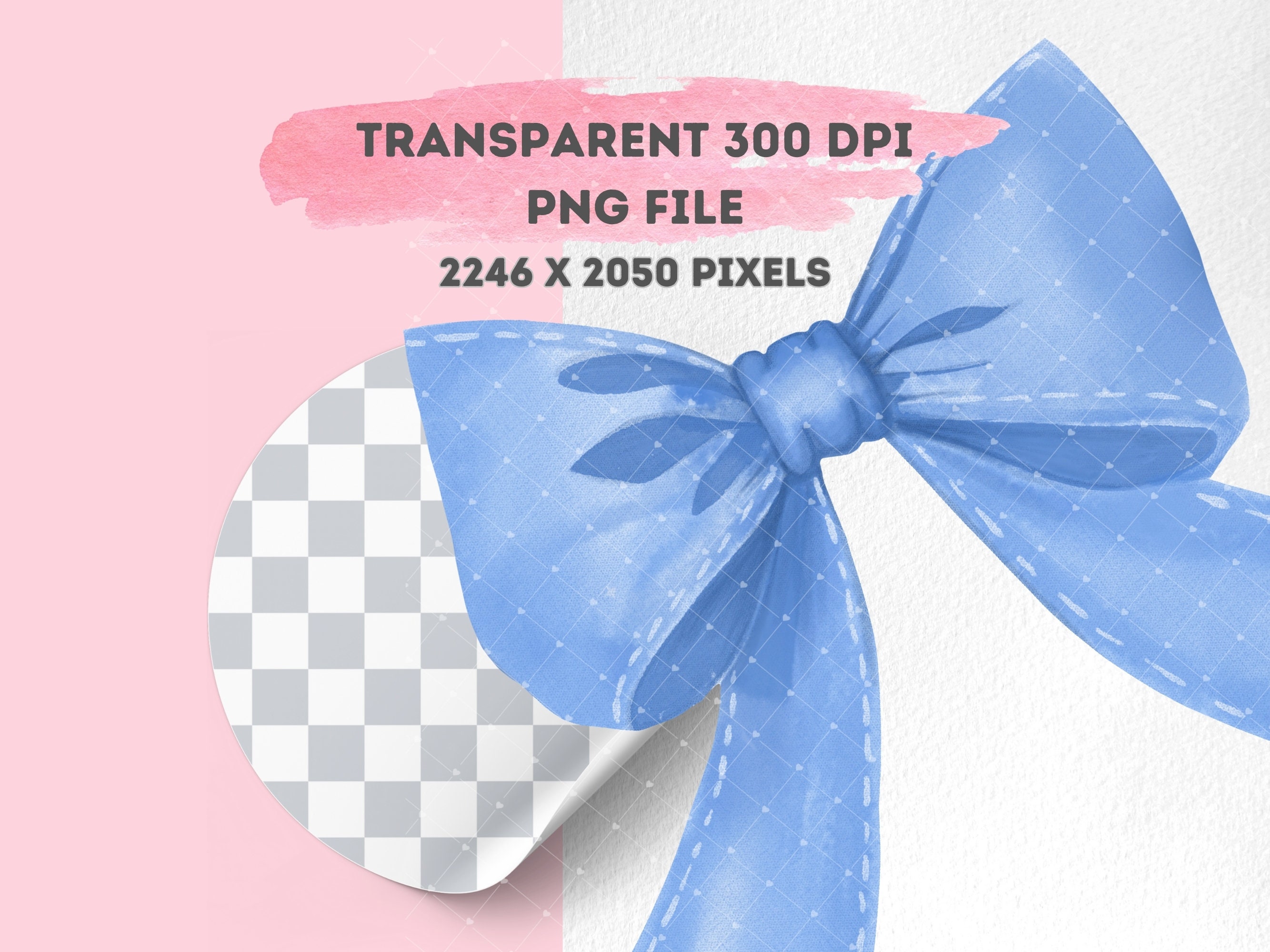 Blue Coquette Bow Denim Blue Ribbon Bow Png Clipart Set Coquette Blue ...