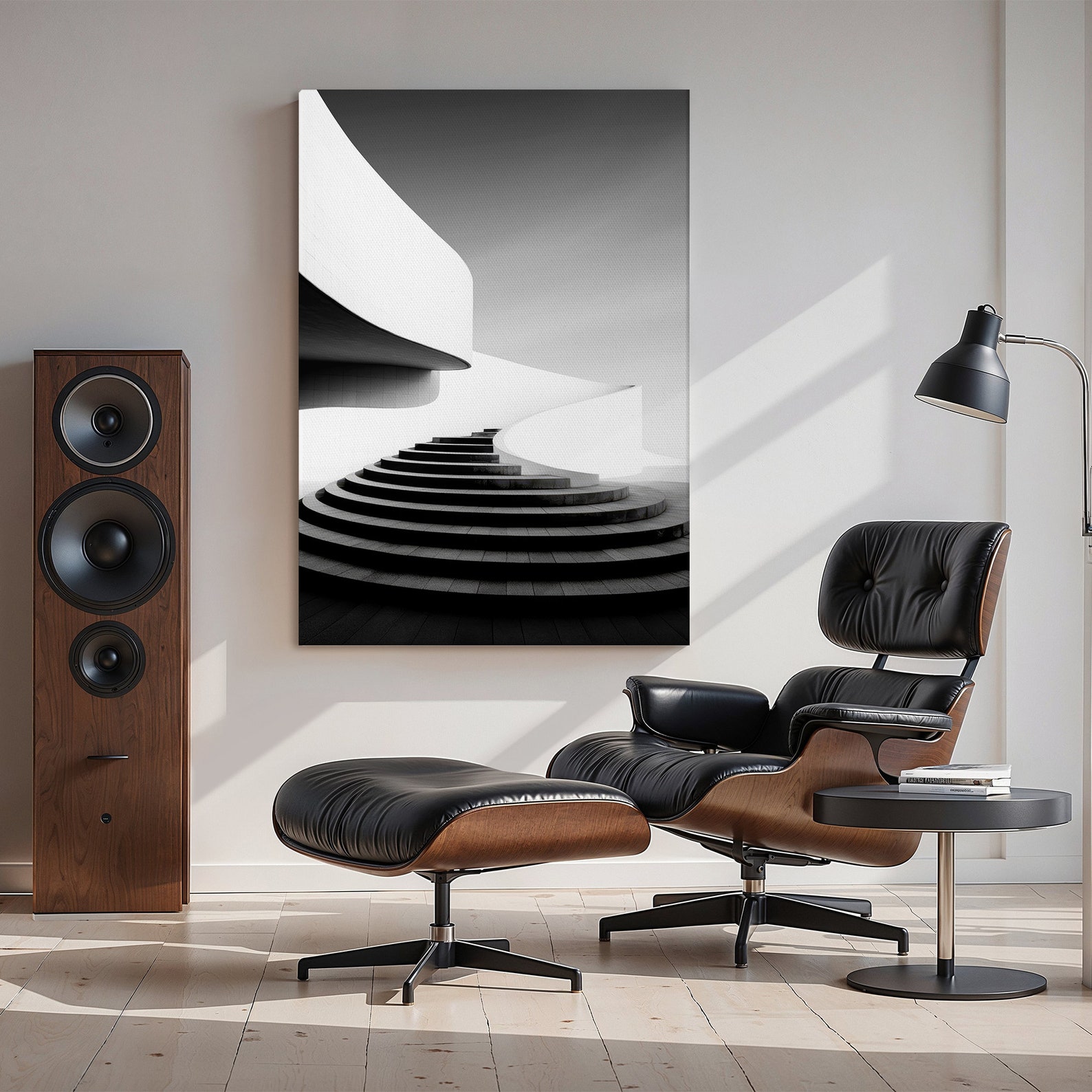 MINIMALIST Archi No. 1 & 2 Wall Art Set | Architectual | Black White ...