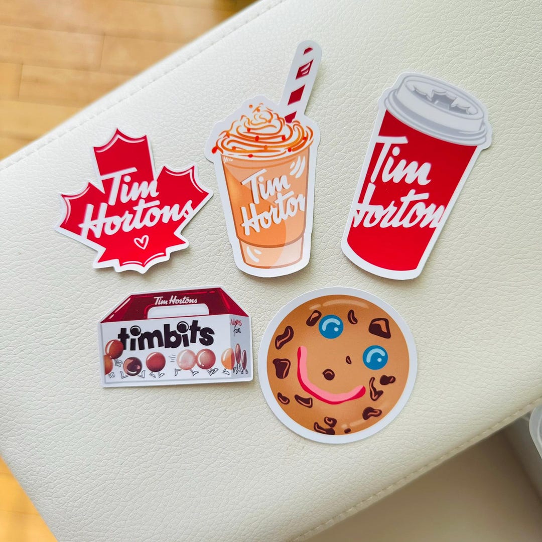 Tim Hortons Iced Capp Coffee Stickers Small Cute Die Cut Stickers ...