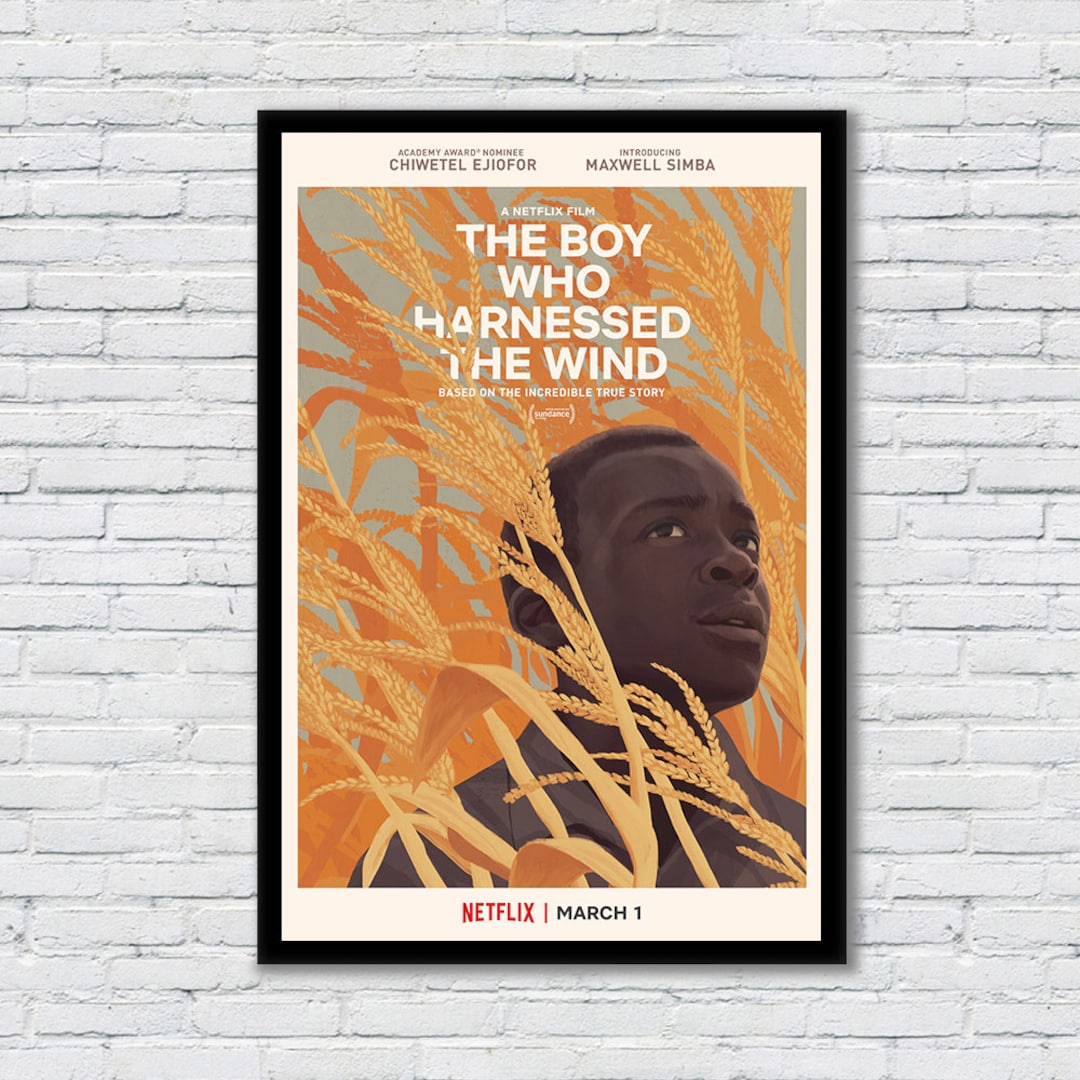 The Boy Who Harnessed the Wind Movie Poster Canvas Poster - Etsy