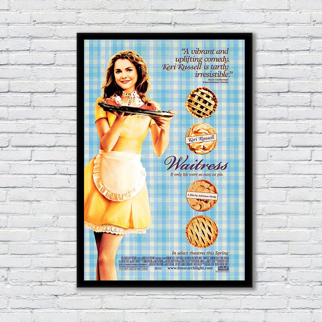 Waitress 2007 Movie Poster, Canvas Poster, Canvas Wall Art, Vintage Art ...