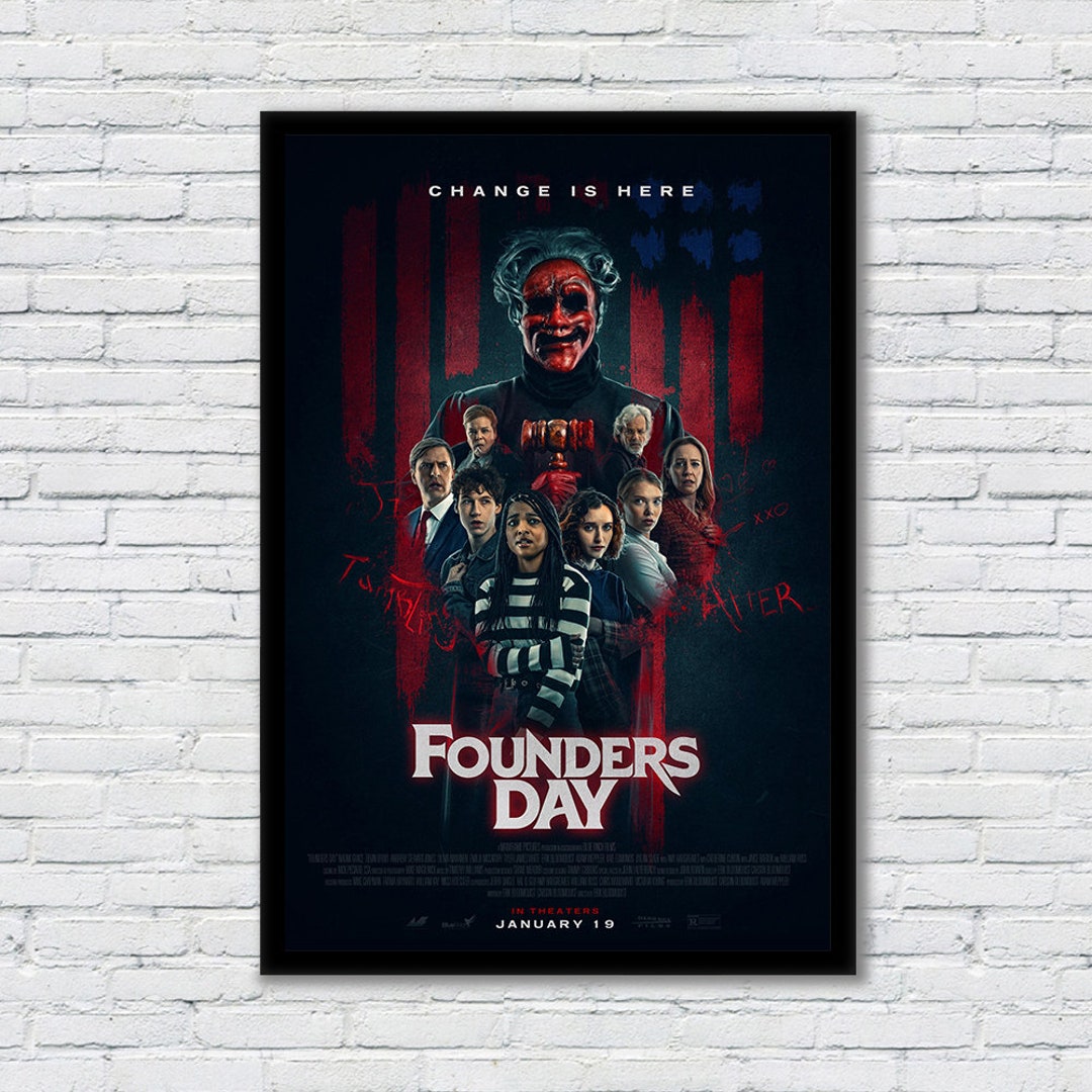 Founders Day 2024 Movie Poster , Canvas Poster, Canvas Wall Art ...