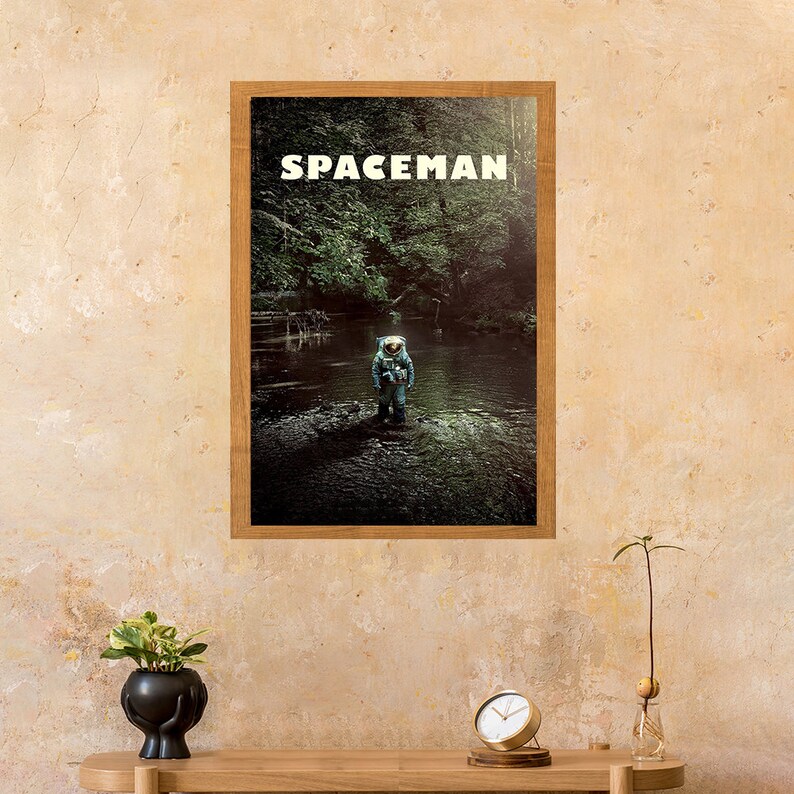 Spaceman Movie Poster, Canvas Poster, Canvas Wall Art, Vintage Art ...