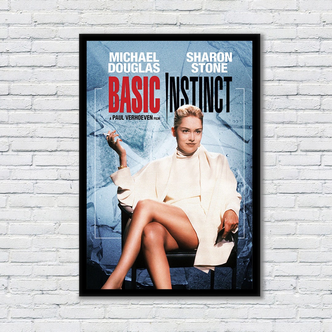 Basic Instinct 1992 Movie Poster Canvas Poster Canvas Wall - Etsy
