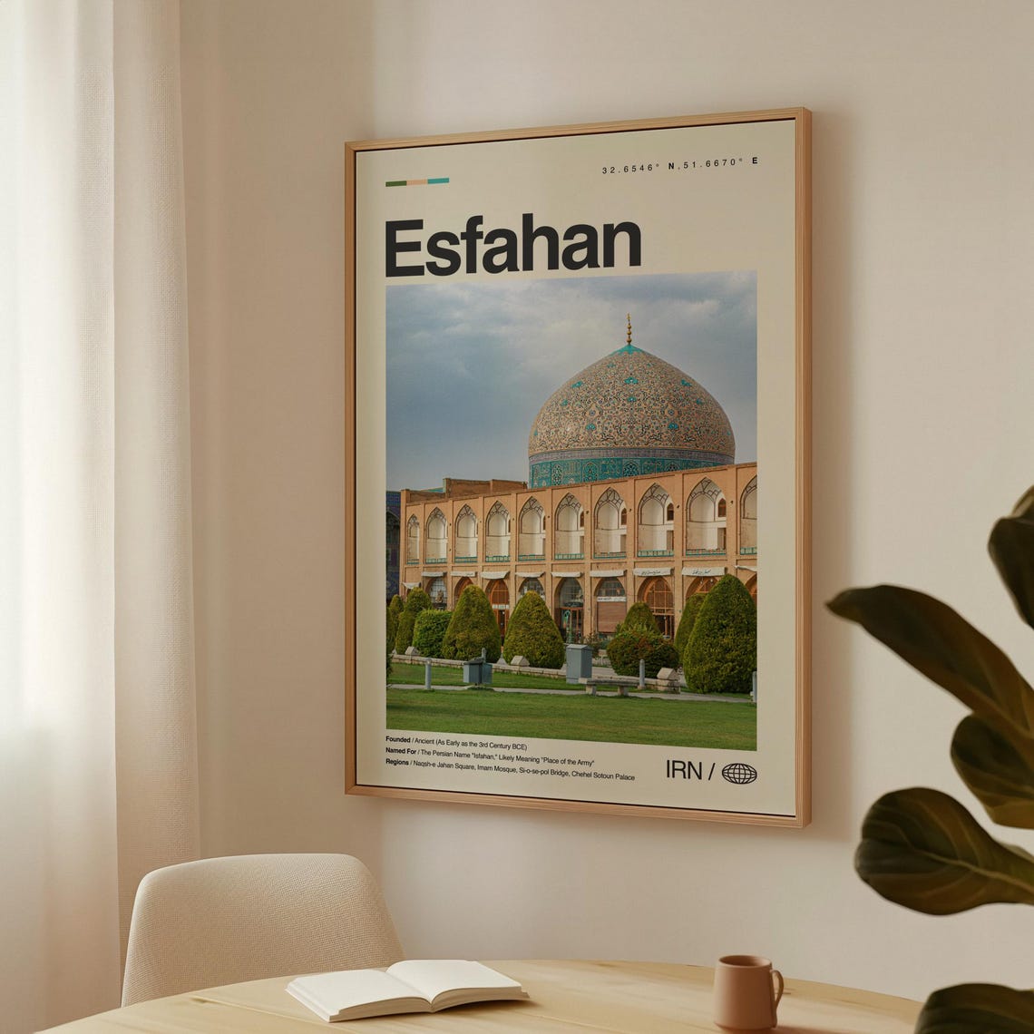 Esfahan Print, Esfahan Wall Art, Esfahan Poster, Esfahan Photo, Imam ...