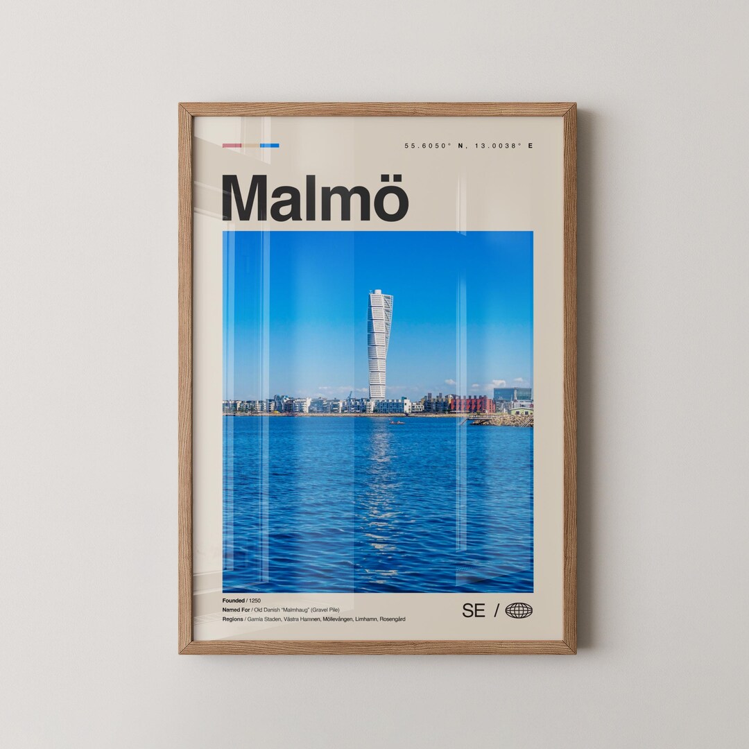 Malmo Print, Malmö Wall Art, Malmö Poster, Malmö Photo, Malmö Wall ...