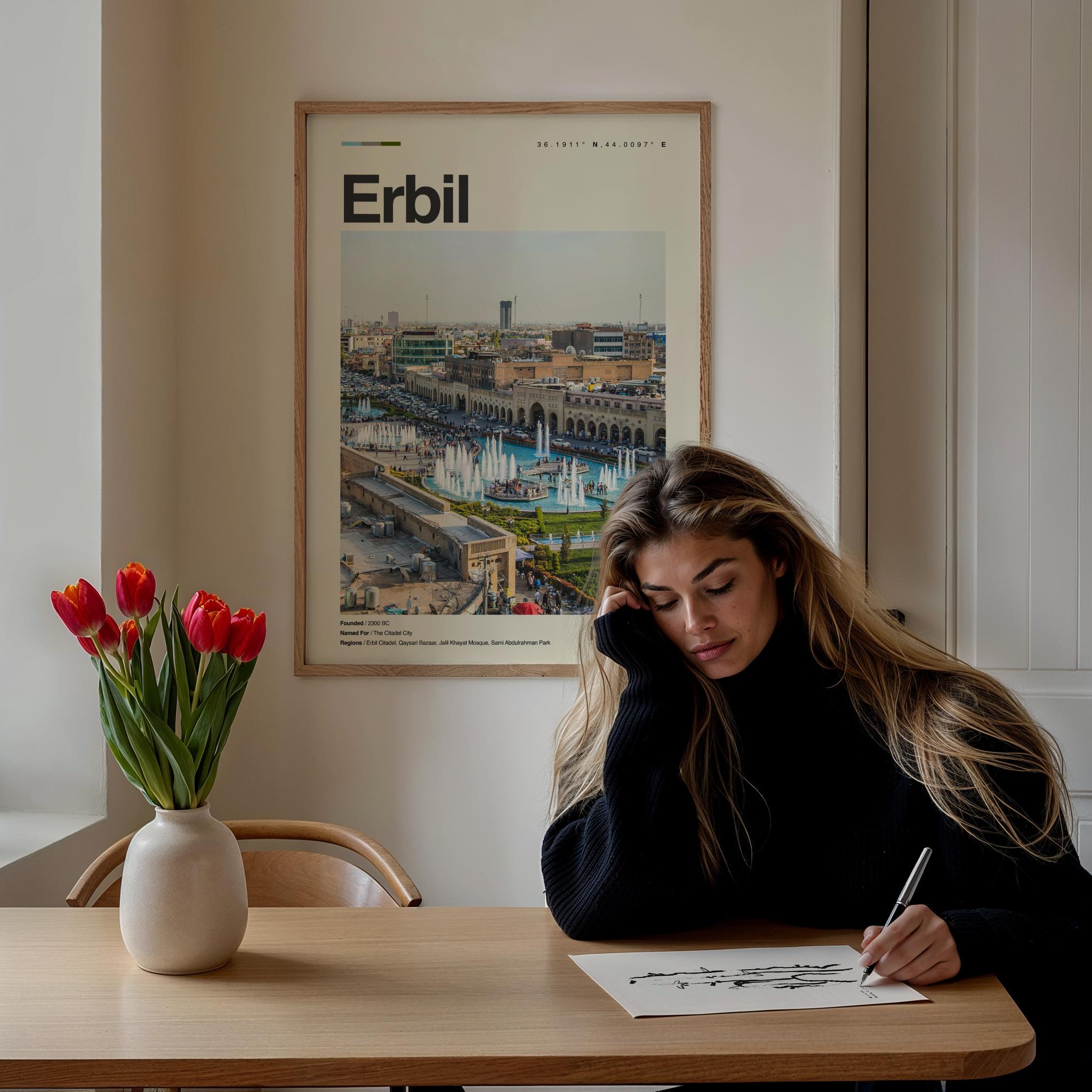 Erbil Print Erbil, Iraq Wall Art, Erbil Poster, Erbil Photo, Erbil ...