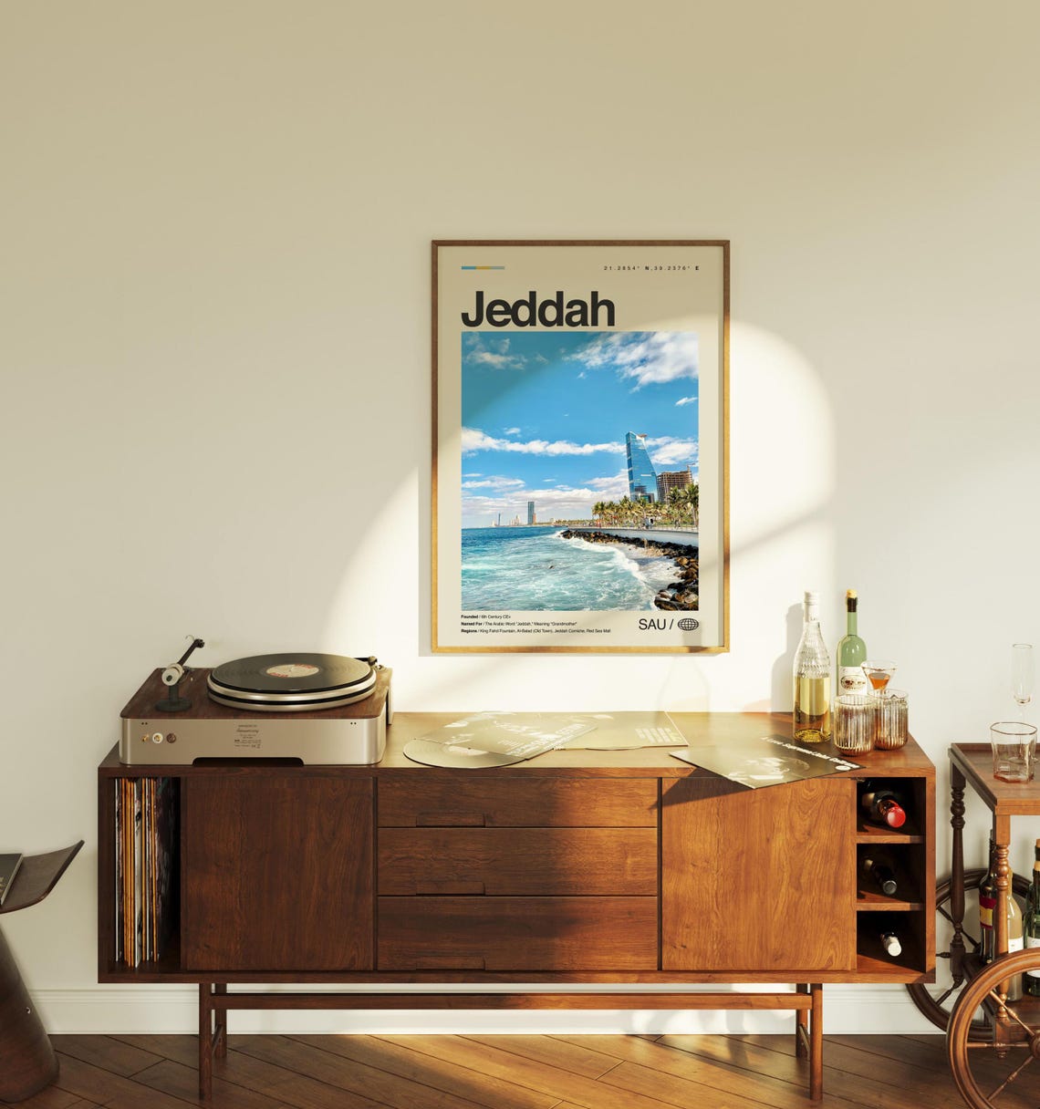 Jeddah Print, Jeddah Wall Art, Jeddah Poster, Jeddah Photo, King Fahd ...