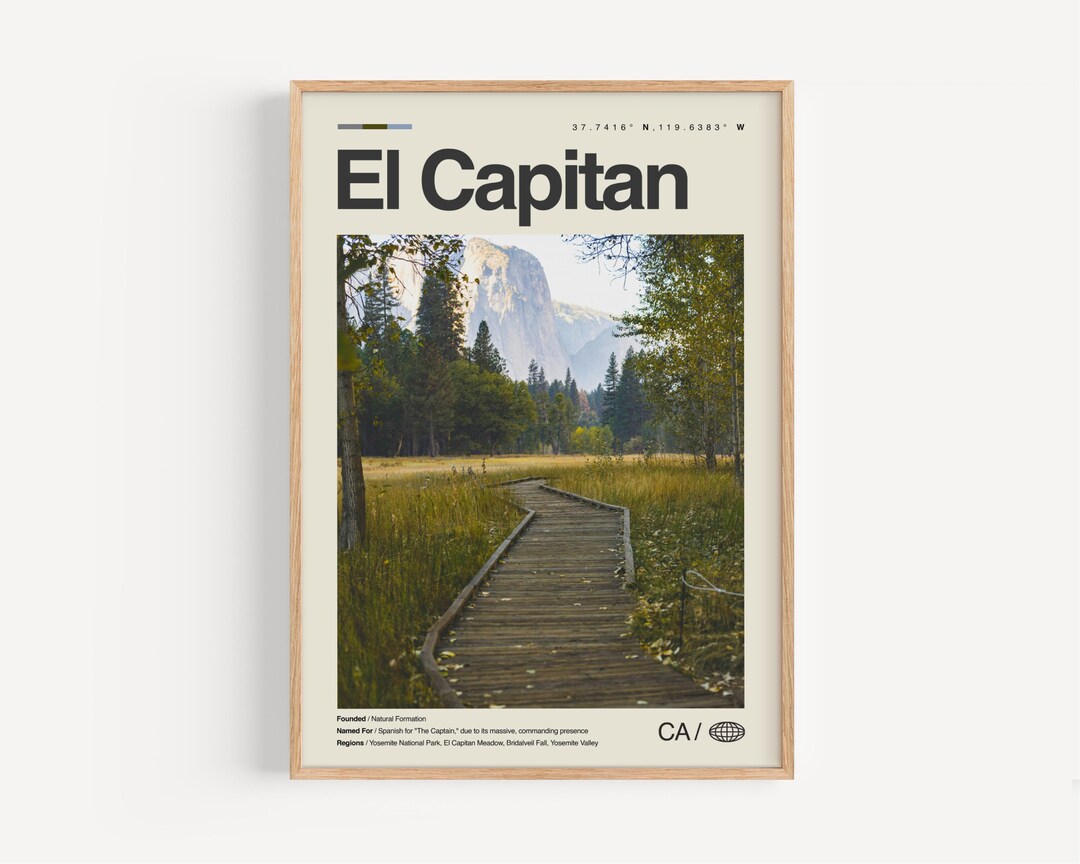 El Capitan Print California, El Capitan Wall Art, El Capitan Poster, El ...
