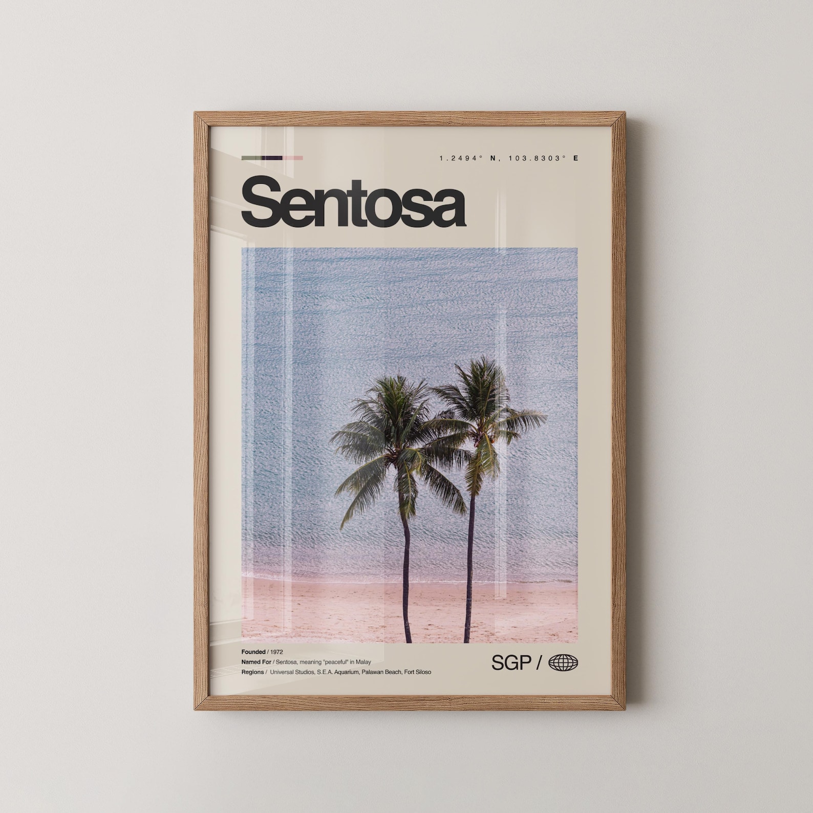 Sentosa Print Singapore, Sentosa Wall Art, Sentosa Poster, Sentosa ...