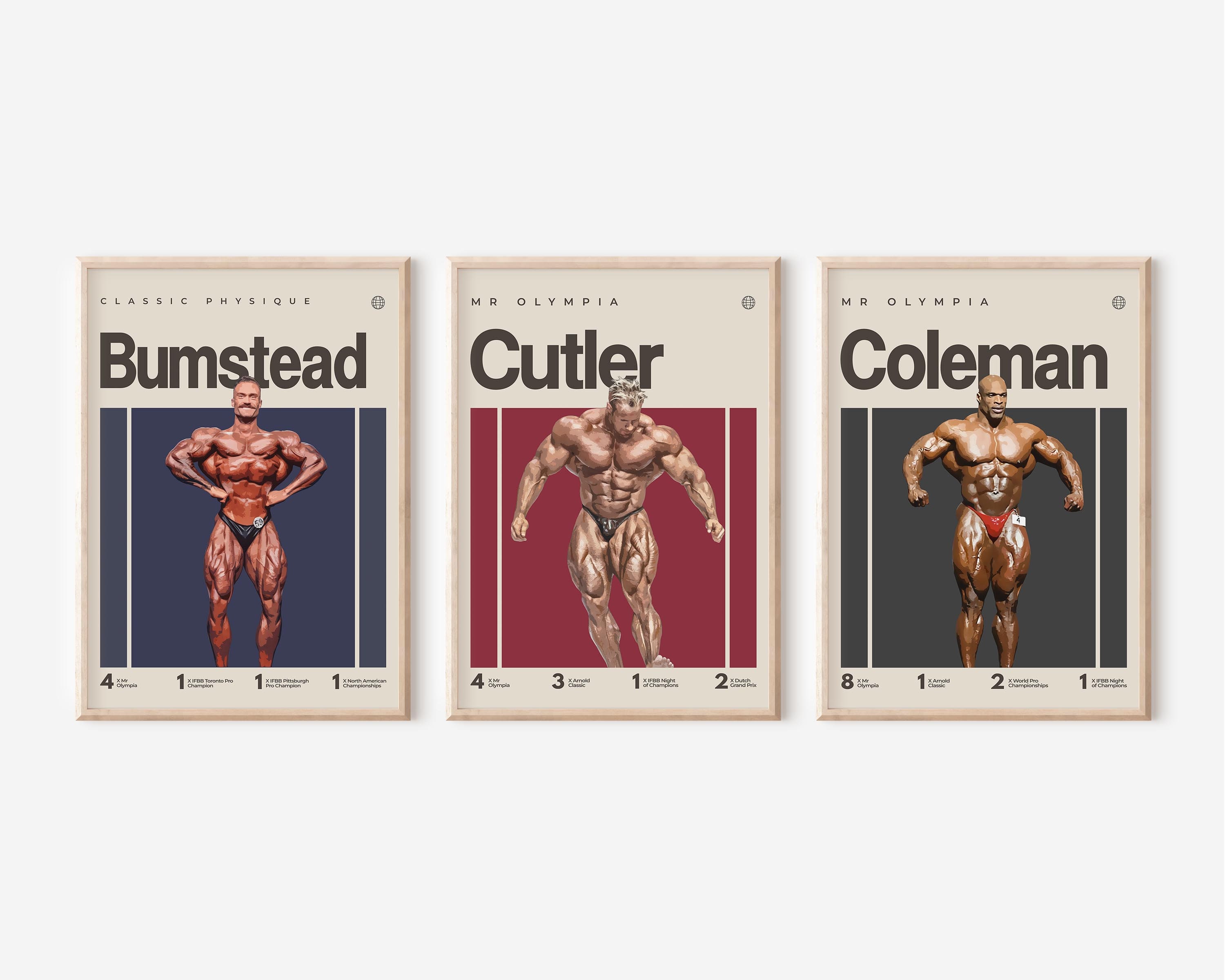 Cutler Bumstead Coleman Poster Bodybuilding Print Gym Art - Etsy
