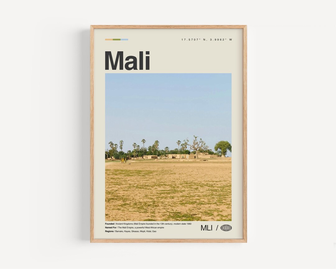 Mali Print Black and White, Mali Wall Art, Mali Poster, Mali Photo ...