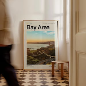 Bay Area Print California, Bay Area Wall Art, Bay Area Poster, Bay Area ...