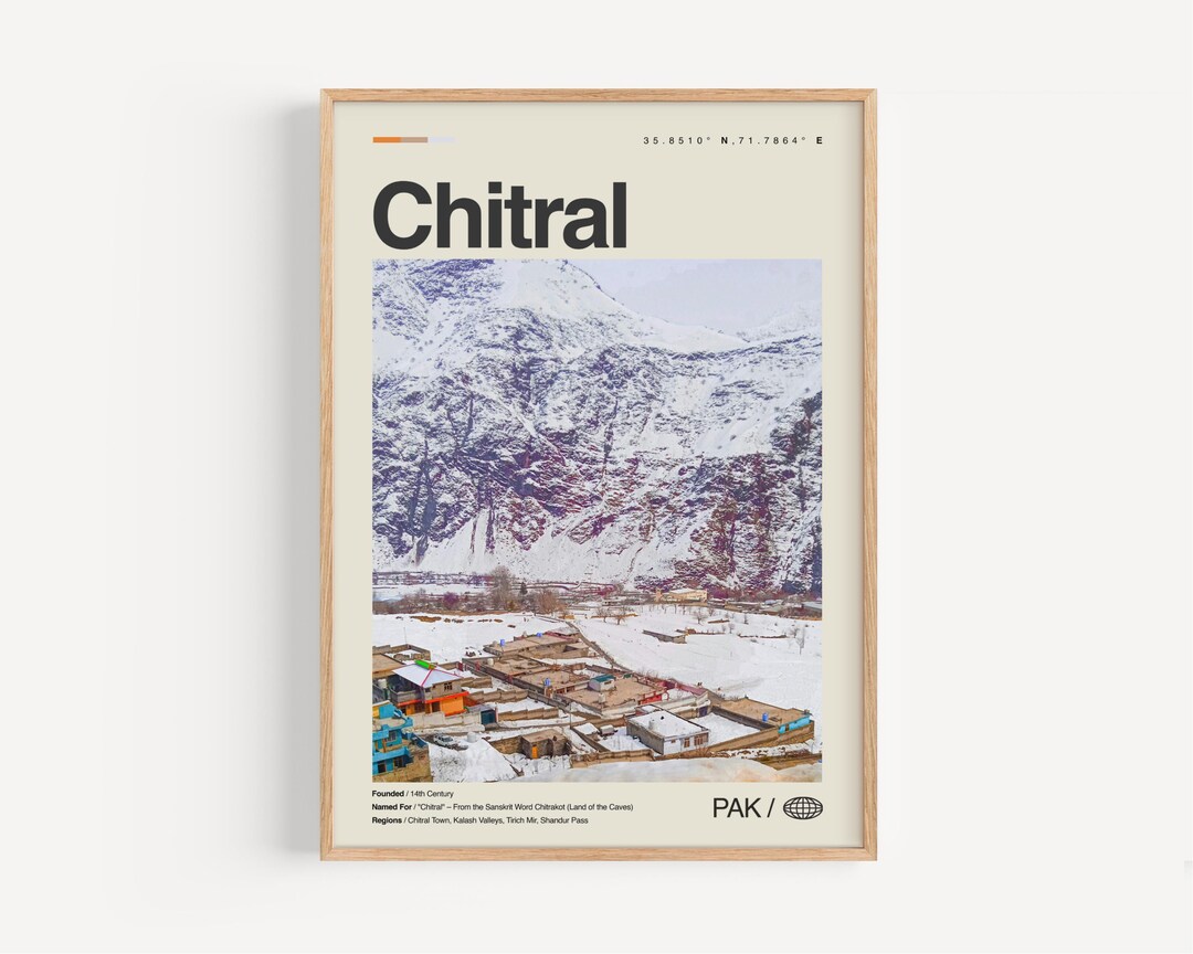 Chitral Print Pakistan, Chitral Wall Art, Chitral Poster, Chitral Photo ...