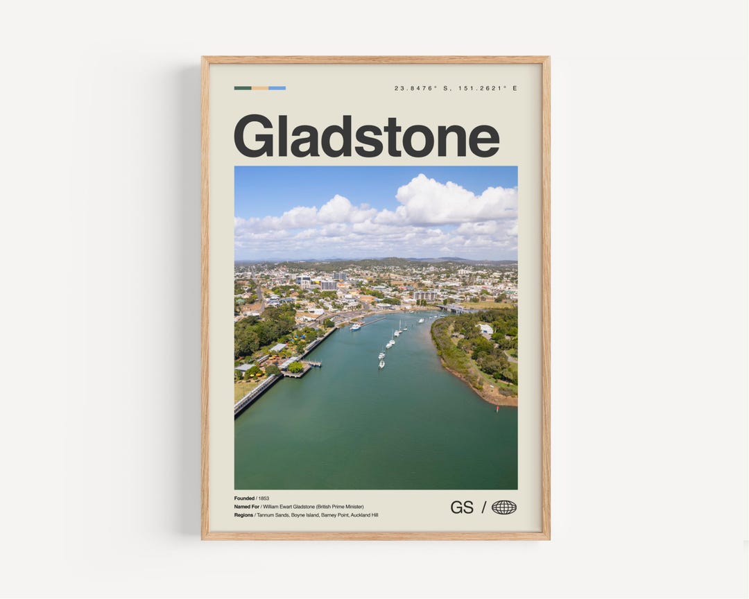 Gladstone Print Schwarzweiß, Gladstone Wandkunst, Gladstone Poster ...