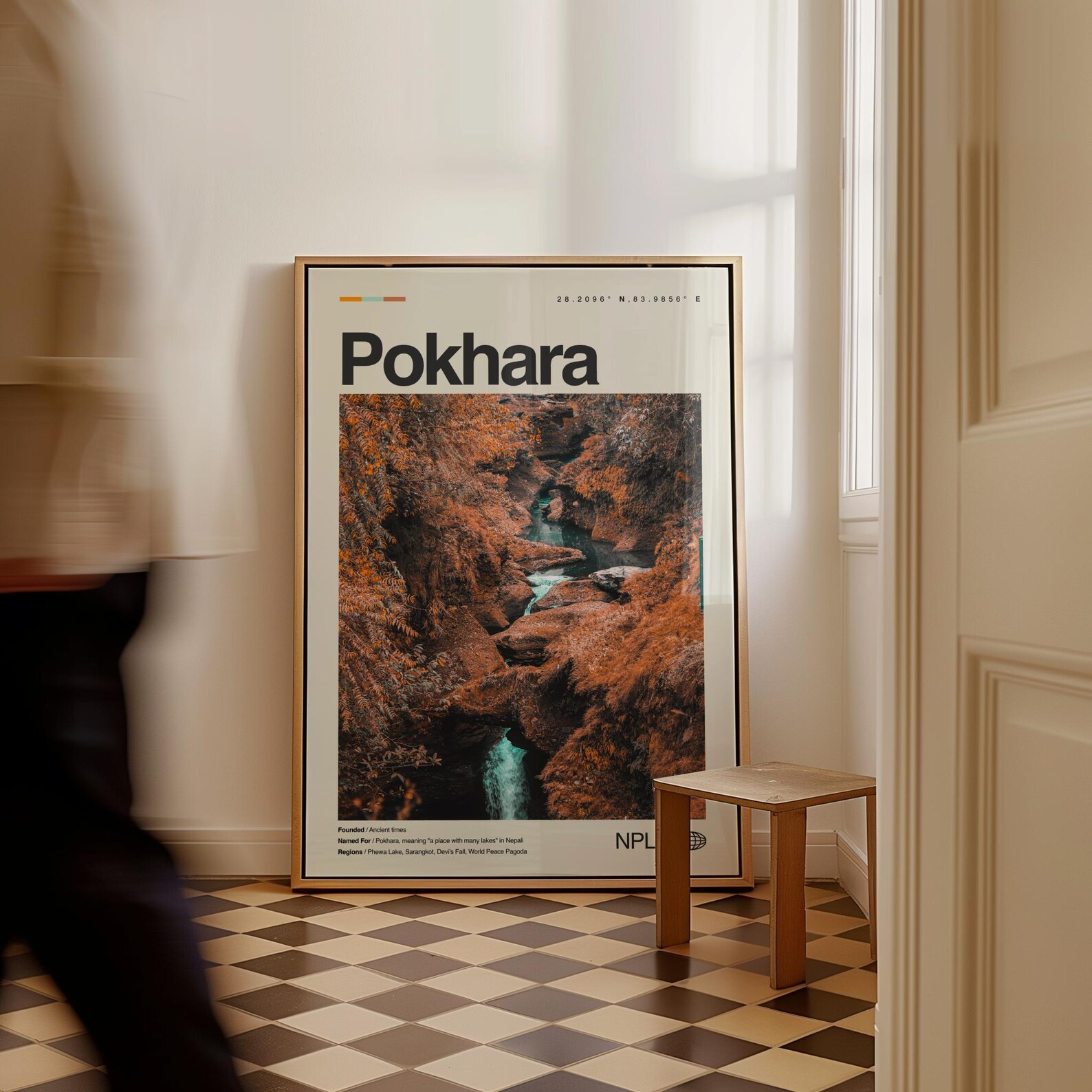 Pokhara Print Nepal, Pokhara Wall Art, Pokhara Poster, Pokhara Photo ...