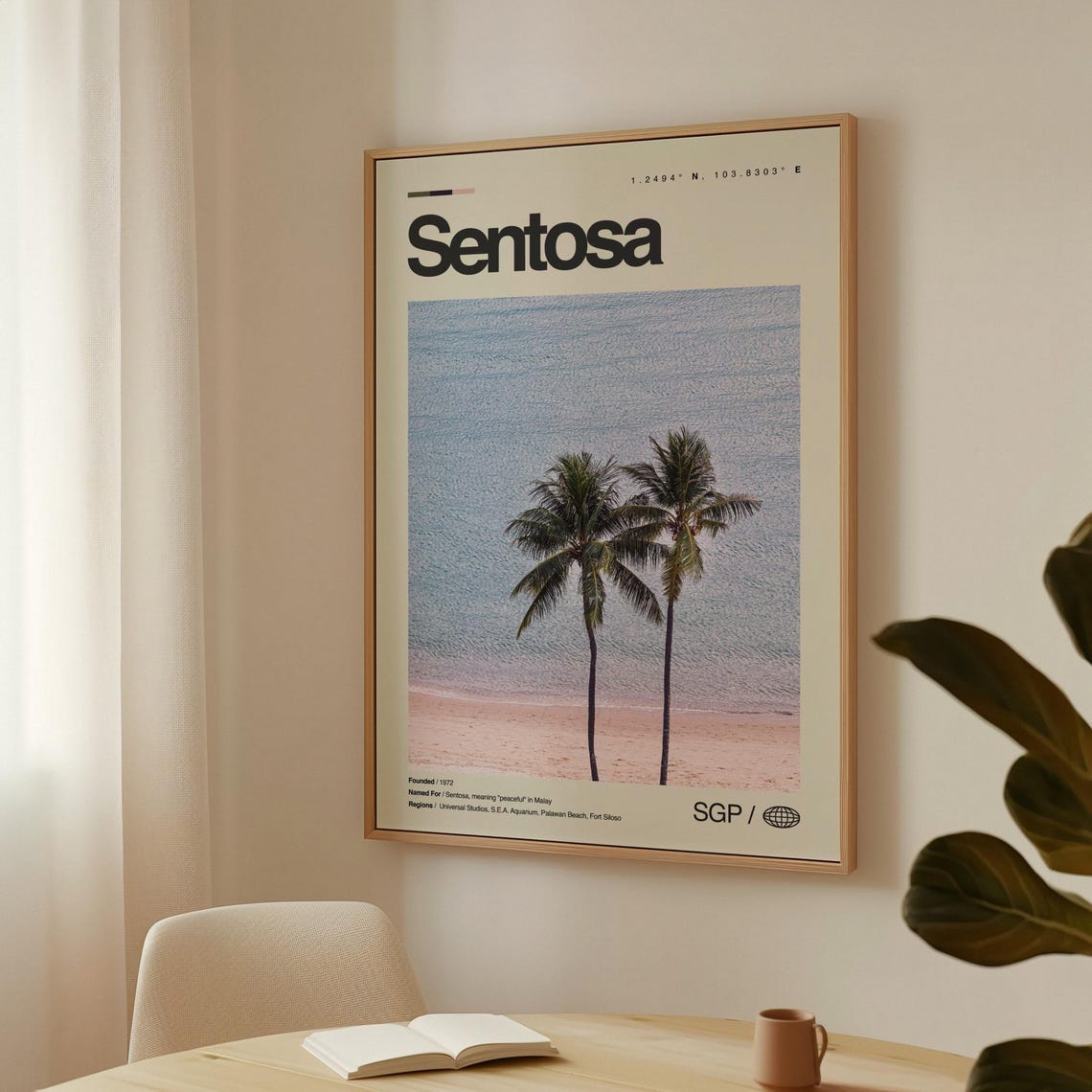 Sentosa Print Singapore, Sentosa Wall Art, Sentosa Poster, Sentosa ...