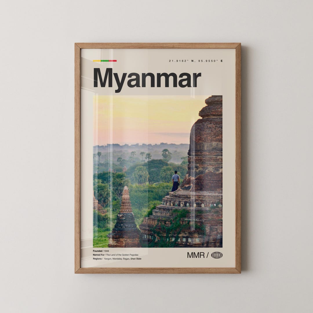 Myanmar Print, Myanmar Wall Art, Myanmar Poster, Myanmar Photo, Myanmar ...