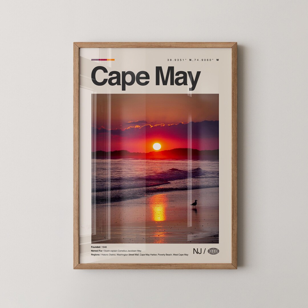 Cape May Print, Cape May Wall Art, Cape May Poster, Cape May Photo ...