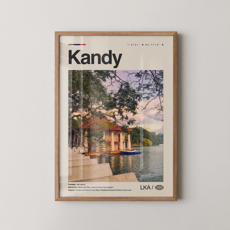 Kandy Print Sri Lanka, Kandy Wall Art, Kandy Poster, Kandy Photo ...