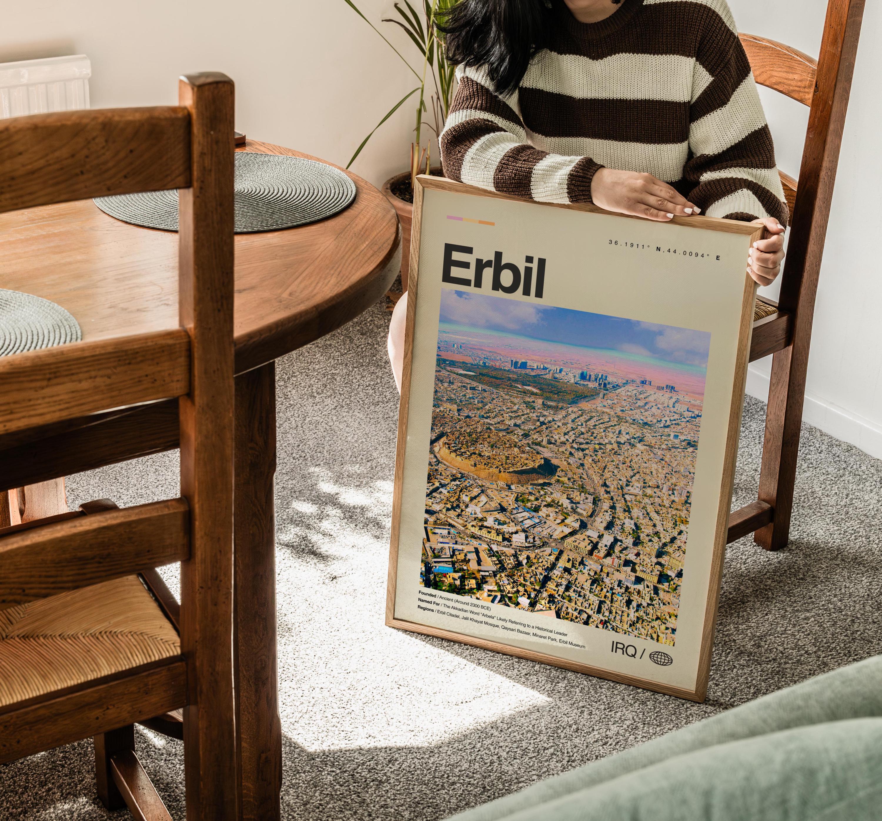 Erbil Print, Erbil Wall Art, Erbil Poster, Erbil Photo, Erbil Citadel ...