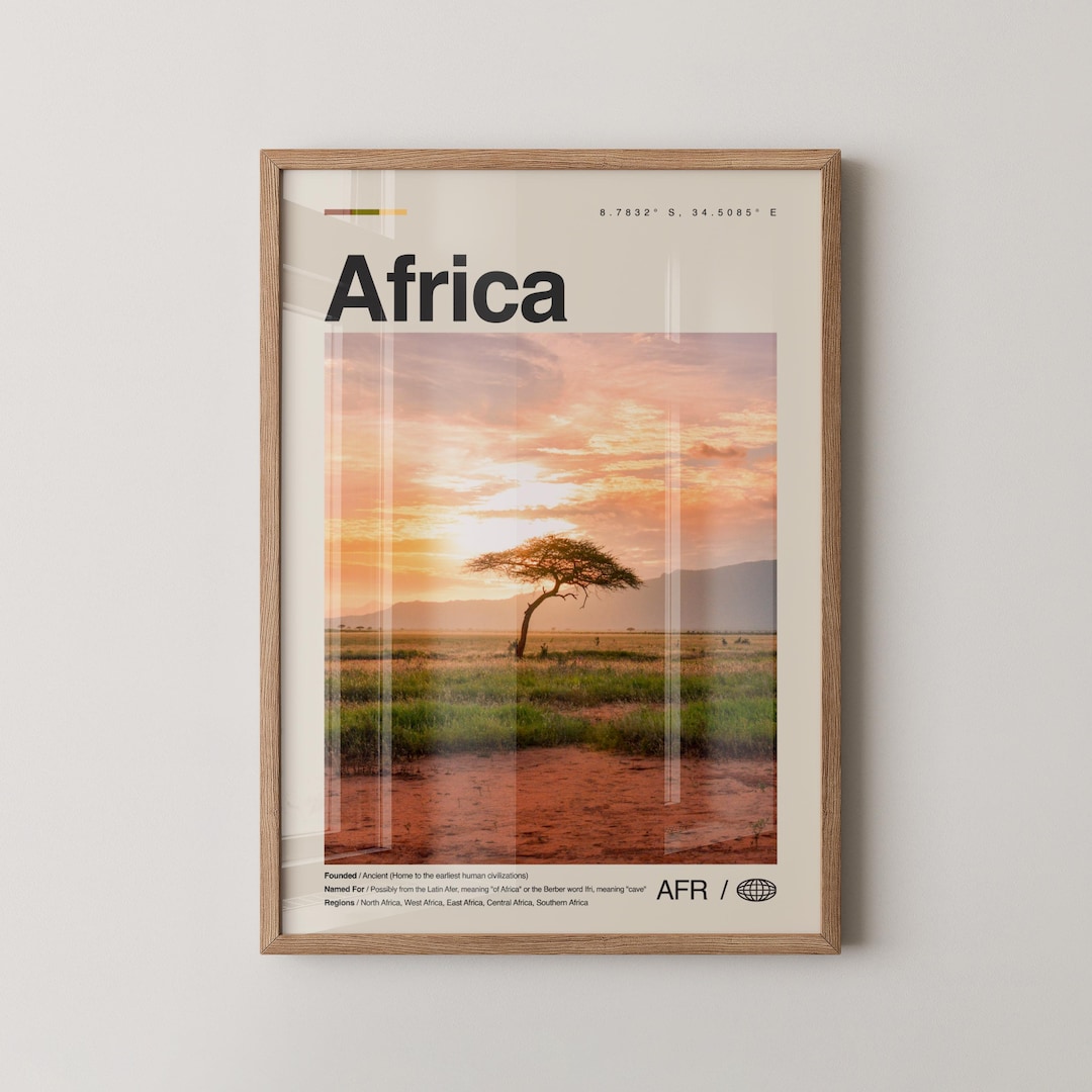 Africa Print, Africa Wall Art, Africa Poster, Africa Photo, Africa Wall ...