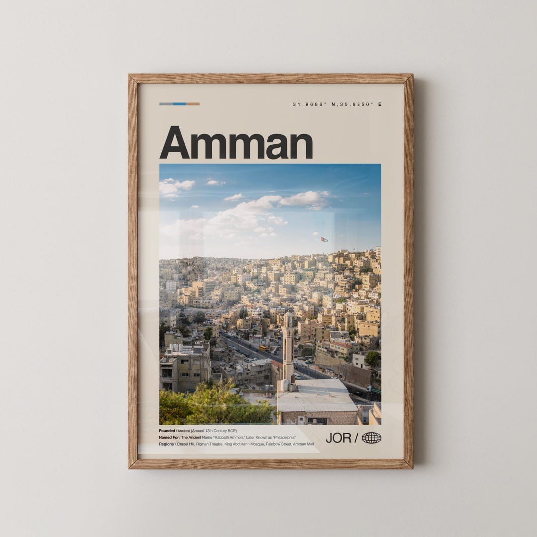 Amman Print, Amman Wall Art, Amman Poster, Amman Photo, Citadel of ...
