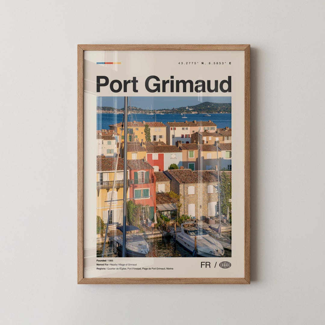 Port Grimaud Print, Port Grimaud Wall Art, Port Grimaud Poster, Port ...