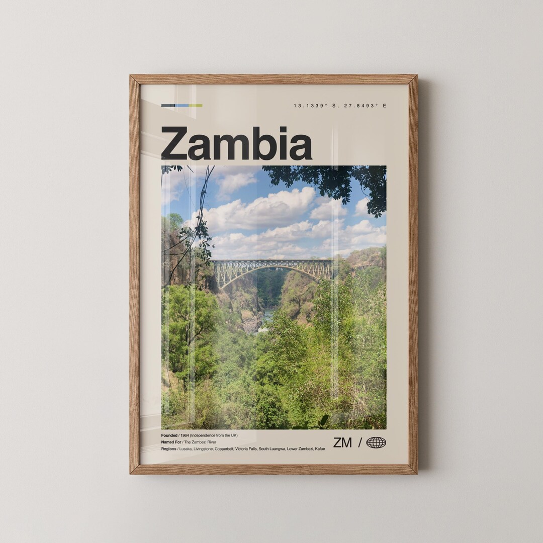 Buy Zambia Print, Zambia Wall Art, Zambia Poster, Zambia Photo, Zambia ...