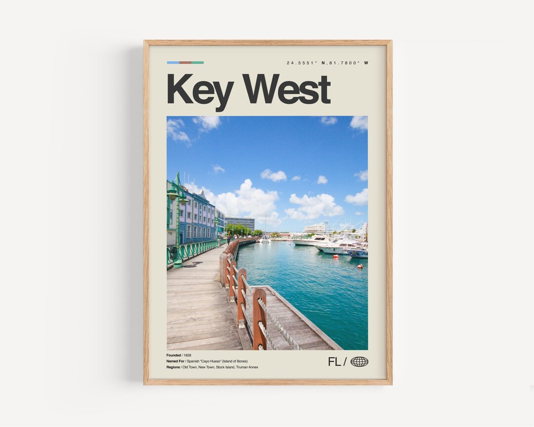 Key West Print Florida, Key West Wall Art, Key West Poster, Key West ...
