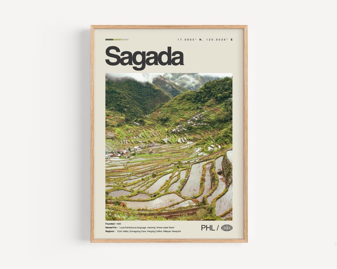 Sagada Print Philippines, Sagada Wall Art, Sagada Poster, Sagada Photo ...