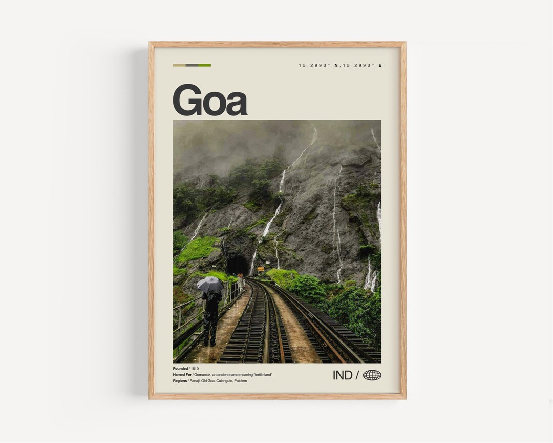 Goa Print India, Goa Wall Art, Goa Poster, Goa Photo, Arabian Sea, Baga ...
