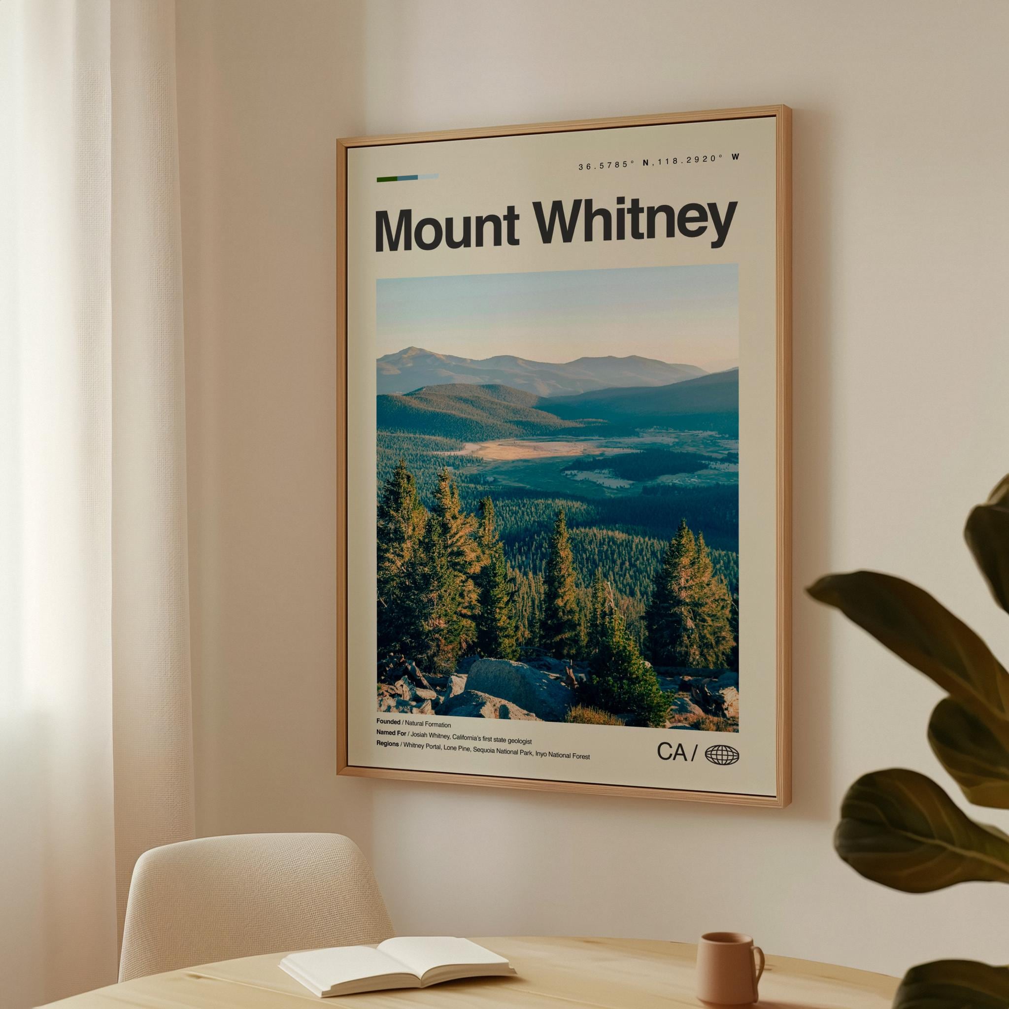 Mount Whitney Print California, Mount Whitney Wall Art, Mount Whitney ...